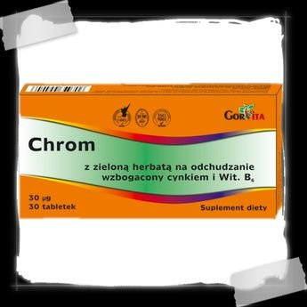 Chrom z zieloną herbatą 30 tabletek | Bez Recepty \ Dieta | Apteka ...