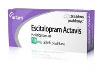Escitalopram Actavis 10 mg 28 tabletek powlekanych | Leki na Receptę ...
